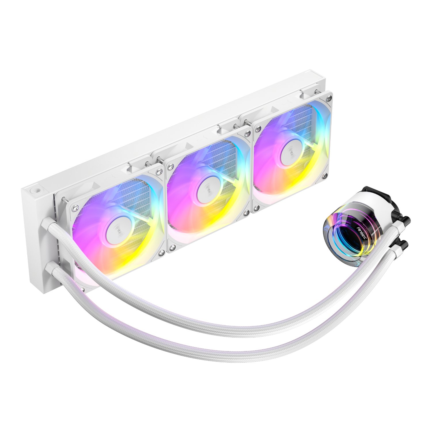 Antec VORTEX LUM 360 ARGB AIO CPU Liquid Cooler - White - Bea-Tech