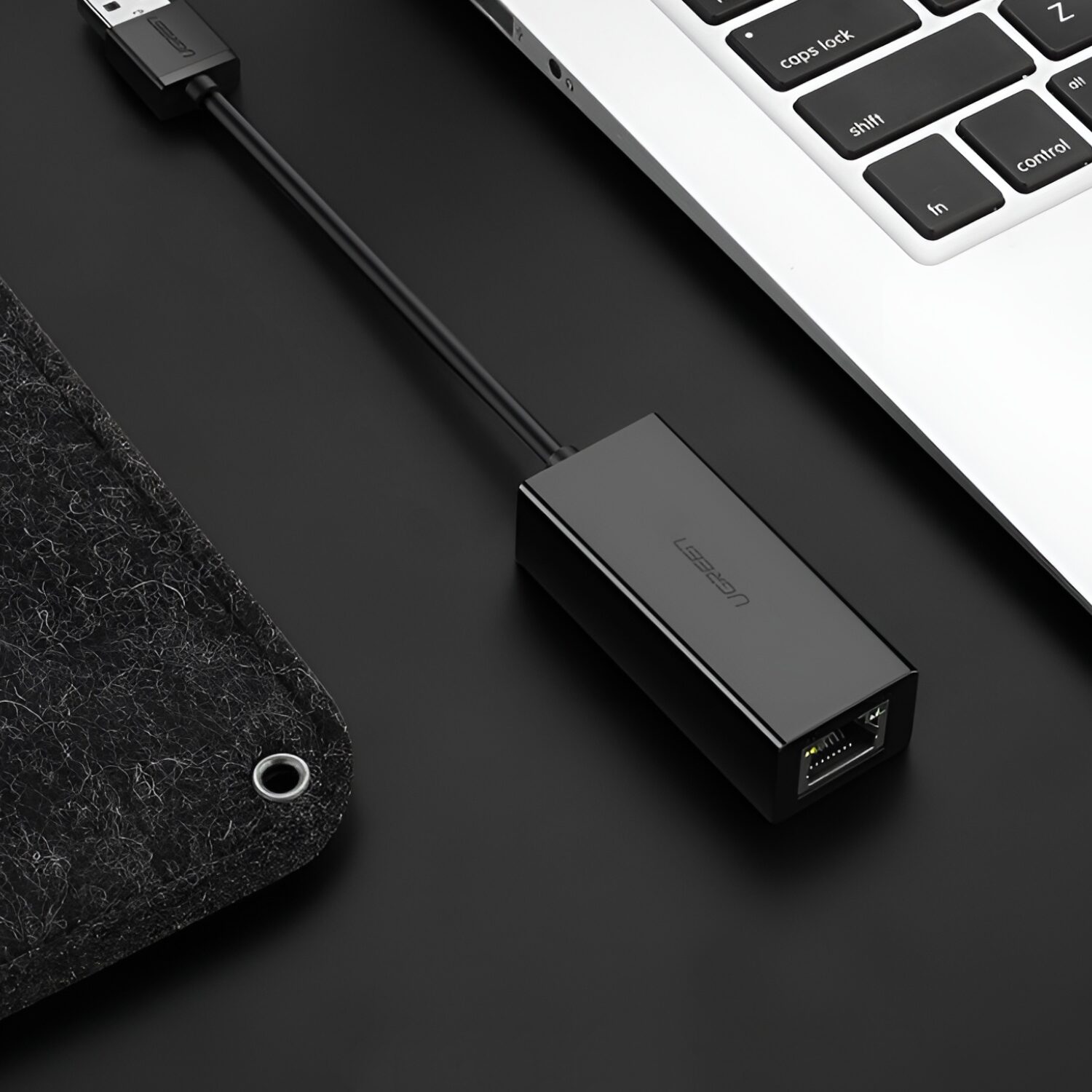 UGREEN CM111 USB3.0 to RJ5 Gigabit Ethernet Adapter - Black - Bea-Tech