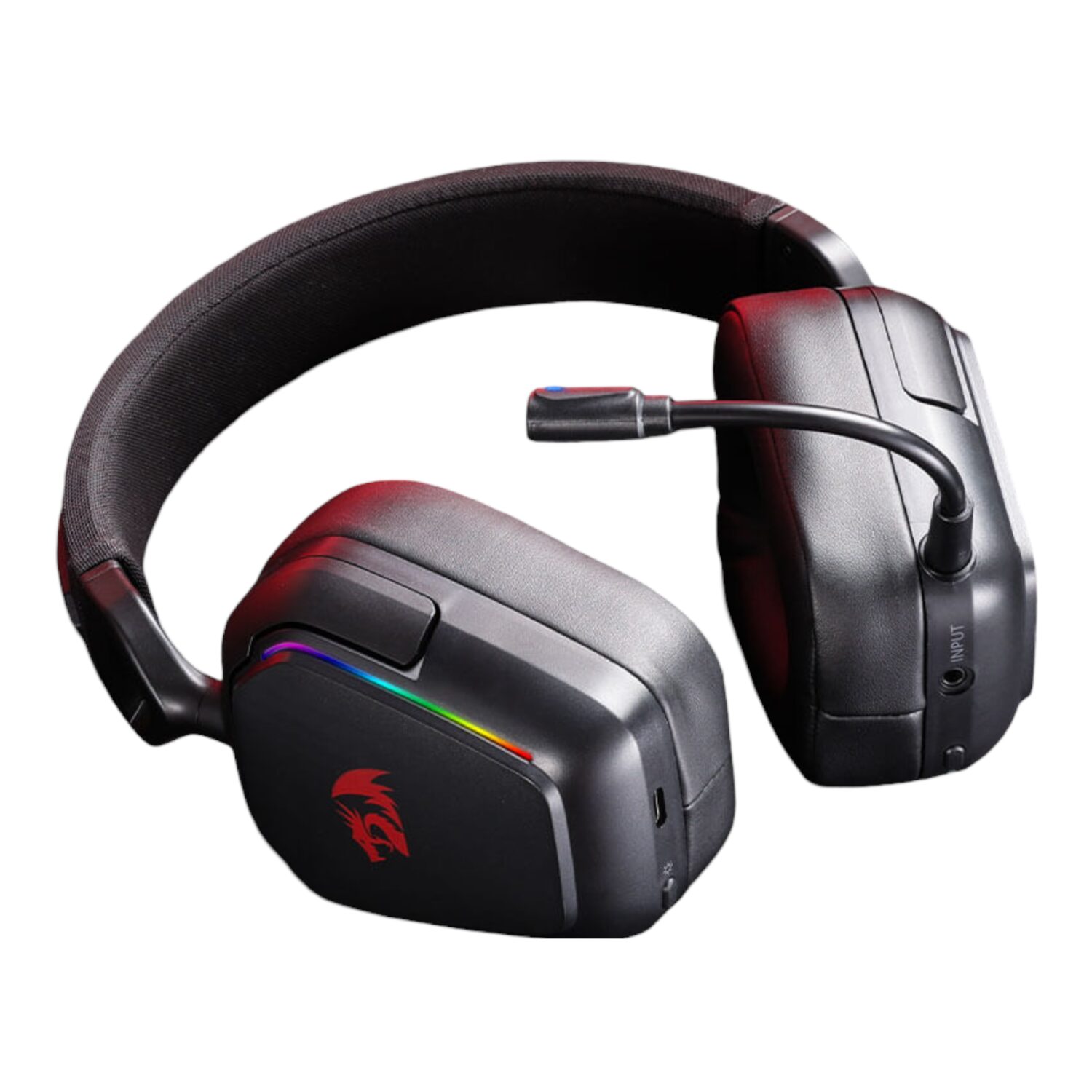 Redragon H868 RGB Wireless Gaming Headset - Black - Bea-Tech